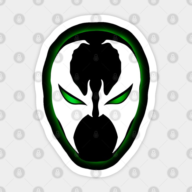 Spawn Neon glow - Spawn - Sticker | TeePublic